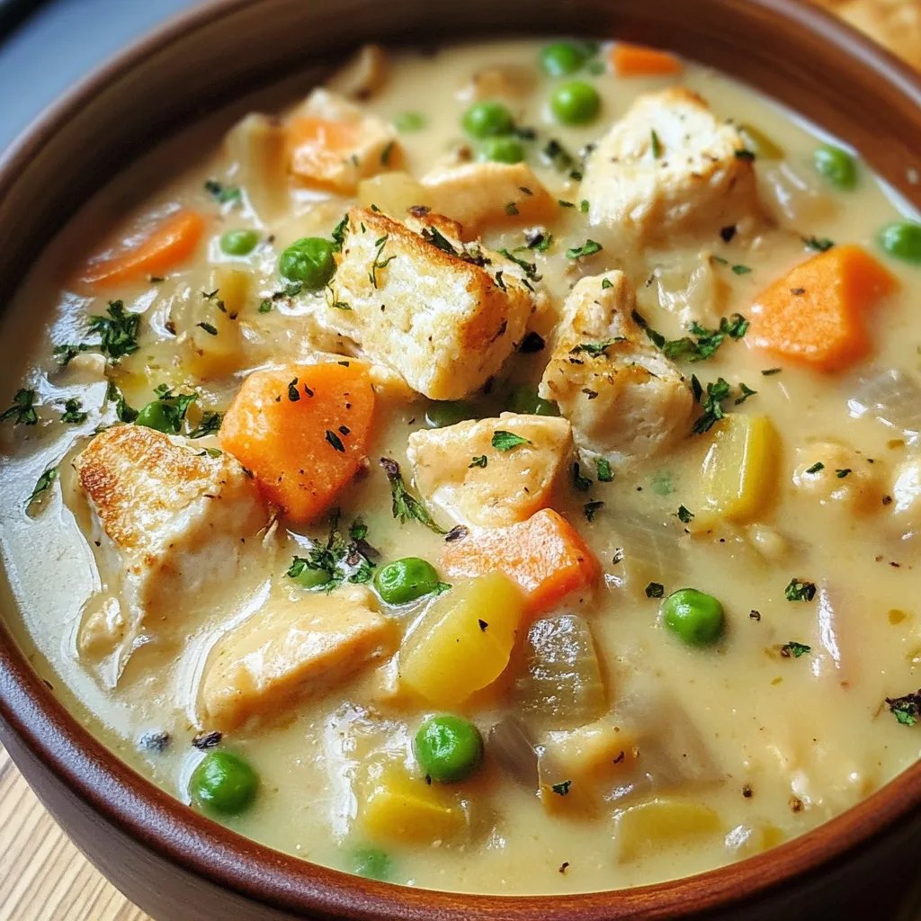 Chicken Pot Pie Soup - Quickbitehub