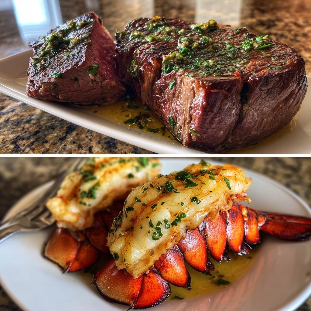 Filet Mignon and Lobster Tail - Quickbitehub